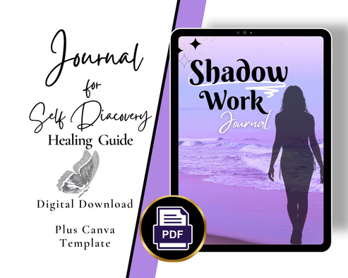 Shadow Work Journal Canva Template & PDF | Self Discovery Healing Work ...